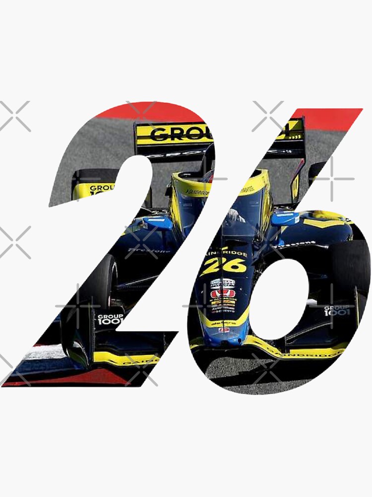 "Colton Herta Car 26" Sticker for Sale by Foofighter01 | Redbubble