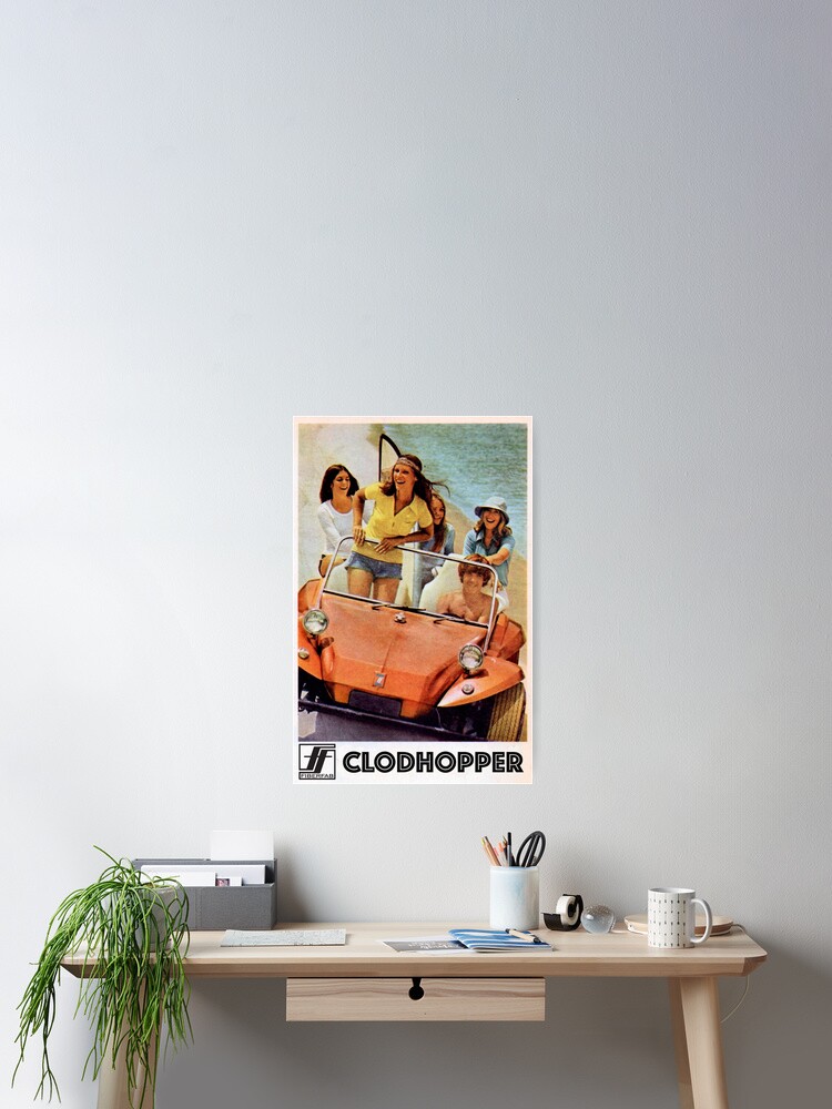 "Clodhopper Vintage Poster Re-Imagined" Poster for Sale by SimonAllen | Redbubble