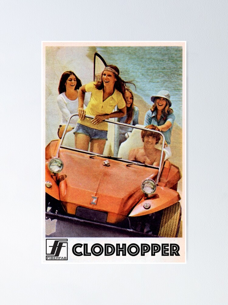"Clodhopper Vintage Poster Re-Imagined" Poster for Sale by SimonAllen ...