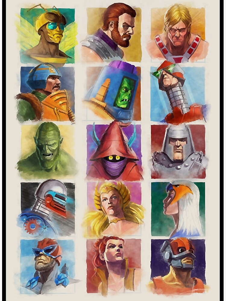 "Motu Paintings Set 2 " Poster for Sale by SergioNe358401 | Redbubble