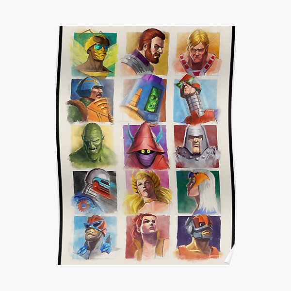 "Motu Paintings Set 2 " Poster for Sale by SergioNe358401 | Redbubble