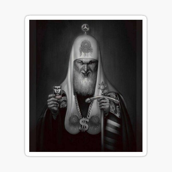 "Russian Patriarch Kirill" Sticker for Sale by Rashkin | Redbubble