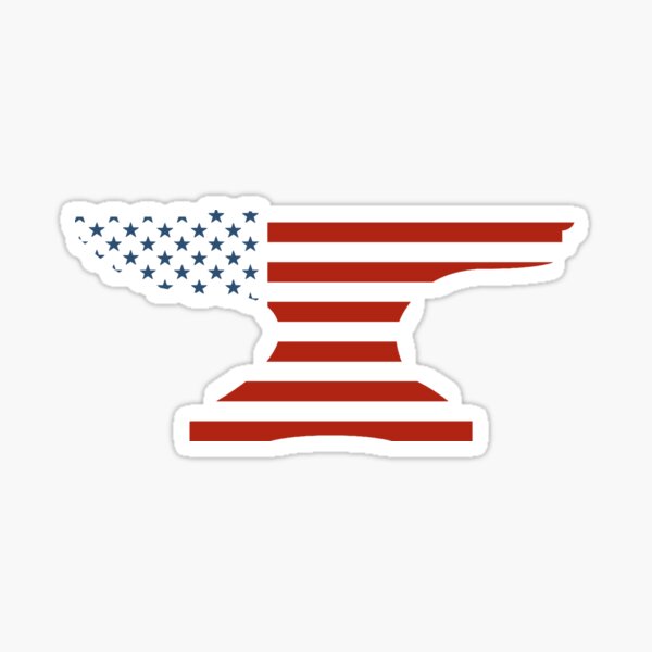"Farrier American Flag Design" Sticker by RagsN | Redbubble