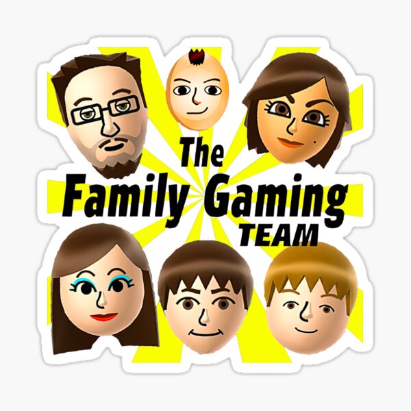 "fgteev Family Gaming " Sticker by Emily-Paulichi | Redbubble