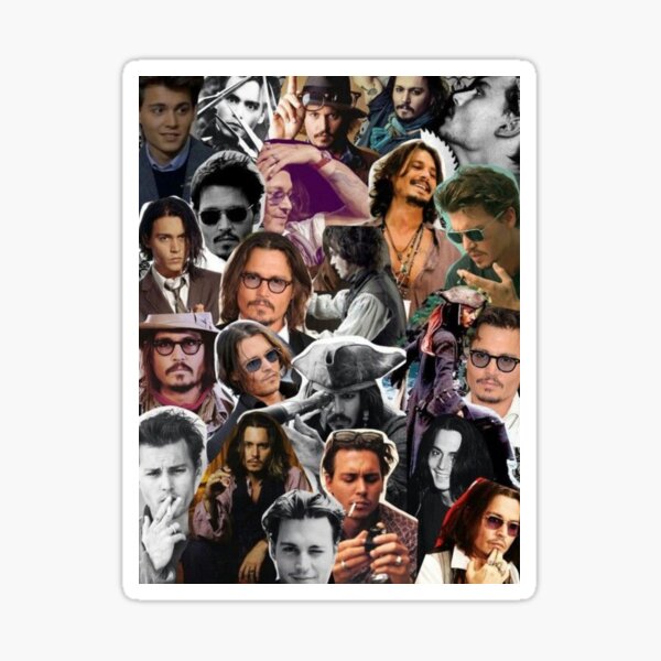 "Johnny Depp Style" Sticker by Jacklong10 | Redbubble