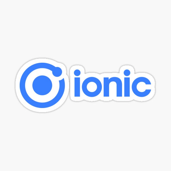 "Ionic Framework" Sticker for Sale by chiragkhandhar | Redbubble