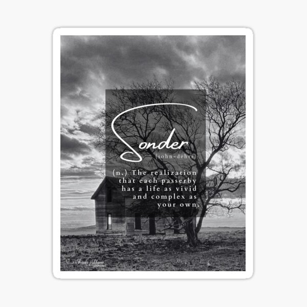 "Sonder Definition Printable, Definition Print, Word Definition Wall ...