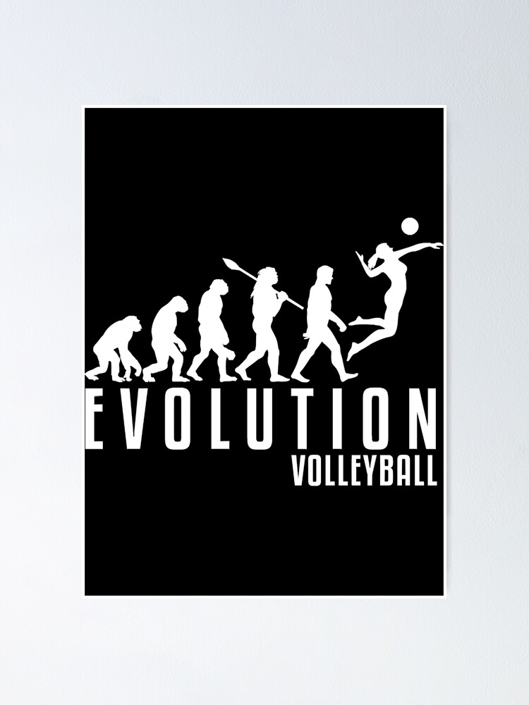 "Volleyball Evolution " Poster for Sale by SergioNe358401 | Redbubble