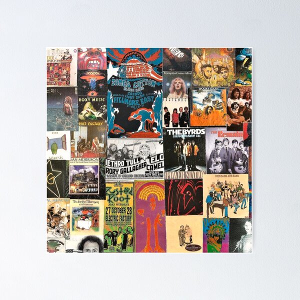 "Rock collage " Poster for Sale by hillarymoore06 | Redbubble