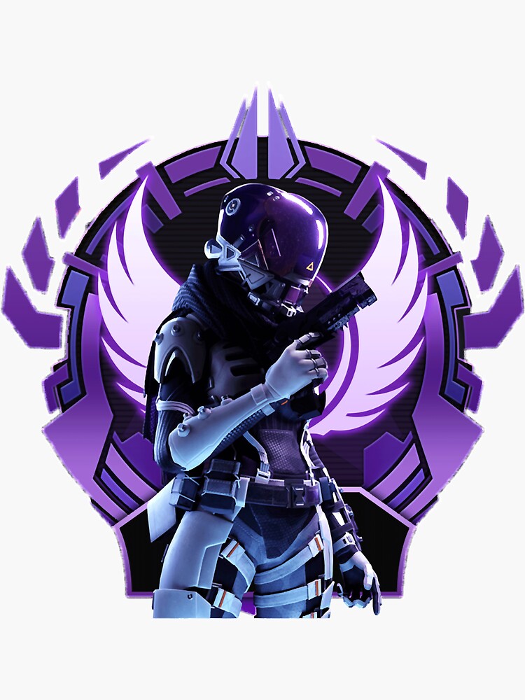 "Wraith with master logo (apex legends) Classic T-Shirt" Sticker for ...