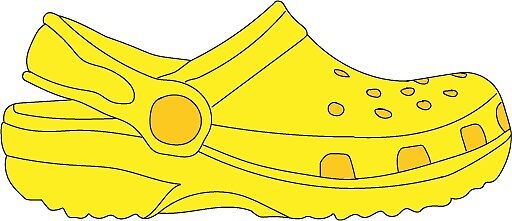 "Yellow Croc" by keygibson | Redbubble