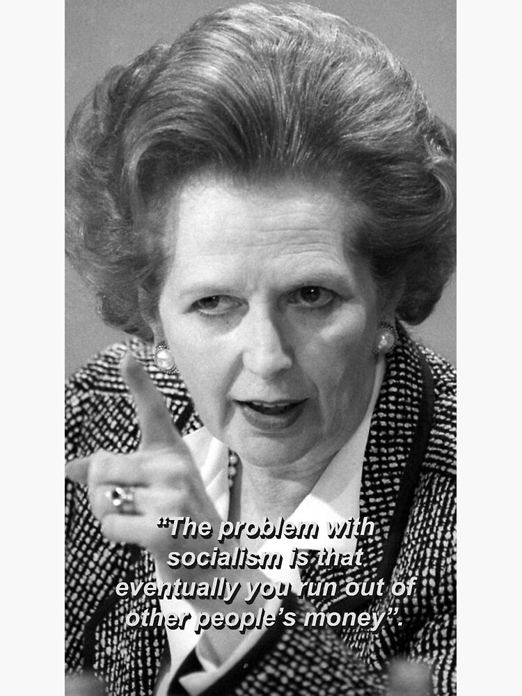 "Margaret Thatcher Quote" Greeting Card for Sale by TomFarrant | Redbubble