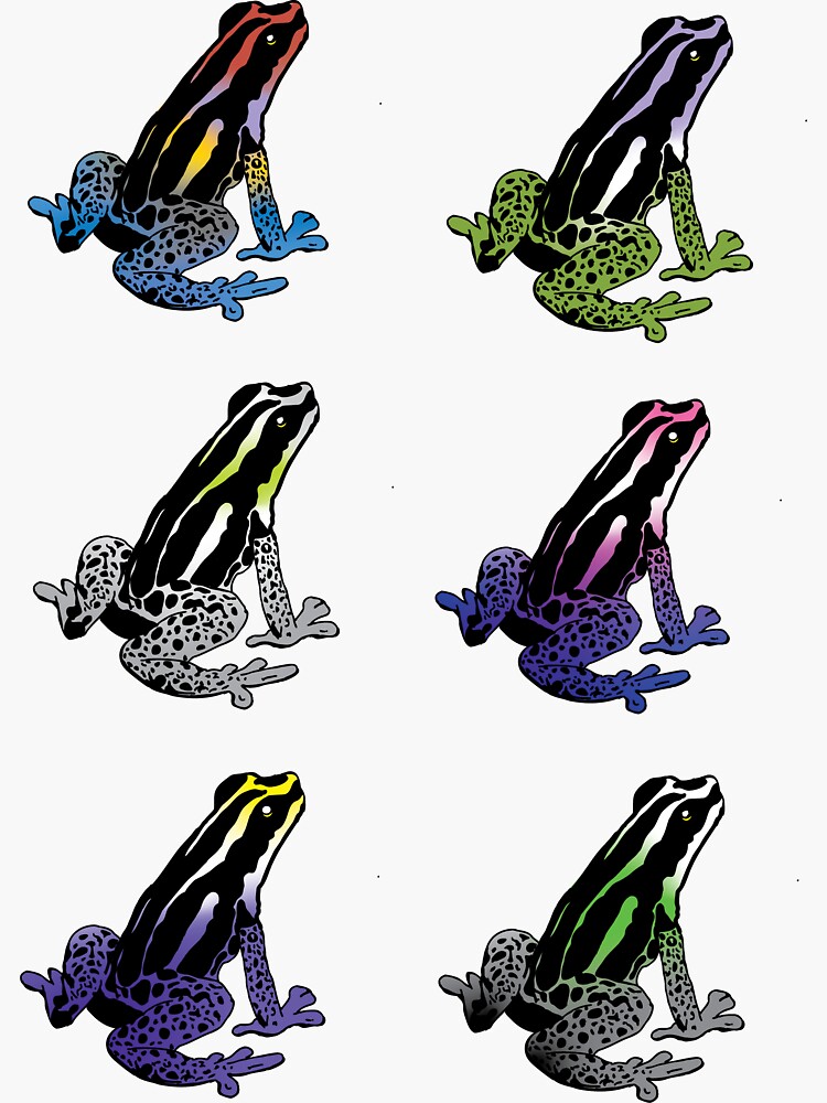 "Non-Binary Pride Poison Dart Frogs Collection - Adrogynie, Gender ...