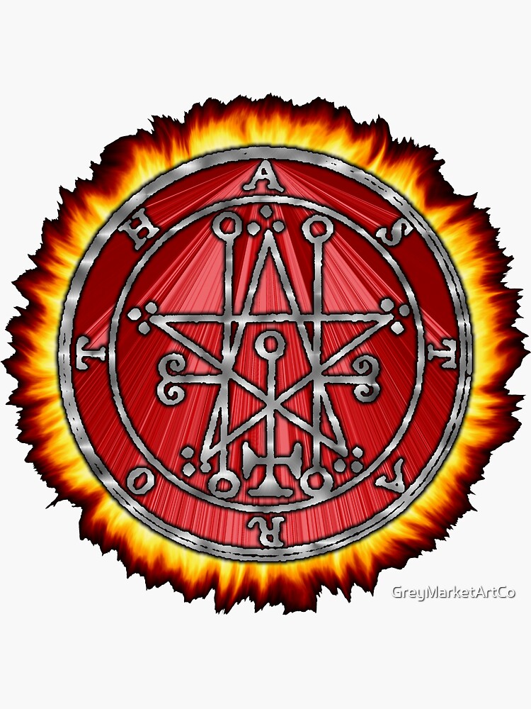 "SEAL OF ASTAROTH" Sticker by GreyMarketArtCo | Redbubble