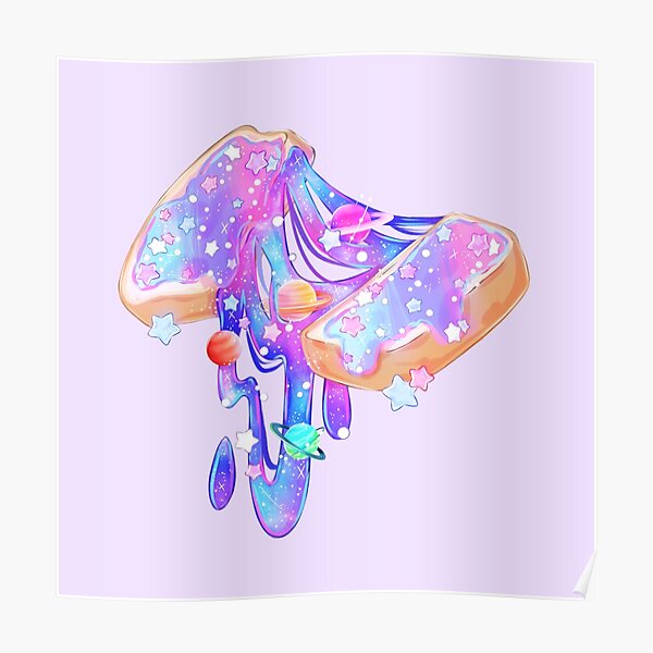 "Galaxy Pastel Toast" Poster for Sale by averiillustrate | Redbubble