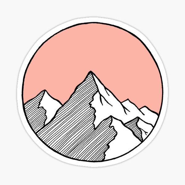 Mountain Stickers | Redbubble