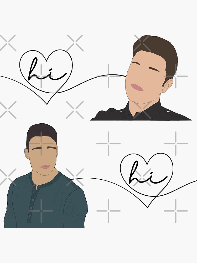 "Tarlos - hi, hi" Sticker for Sale by Misbah09 | Redbubble