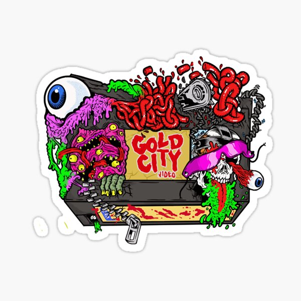 "Gold City Gutz " Sticker for Sale by DarinHor944161 | Redbubble