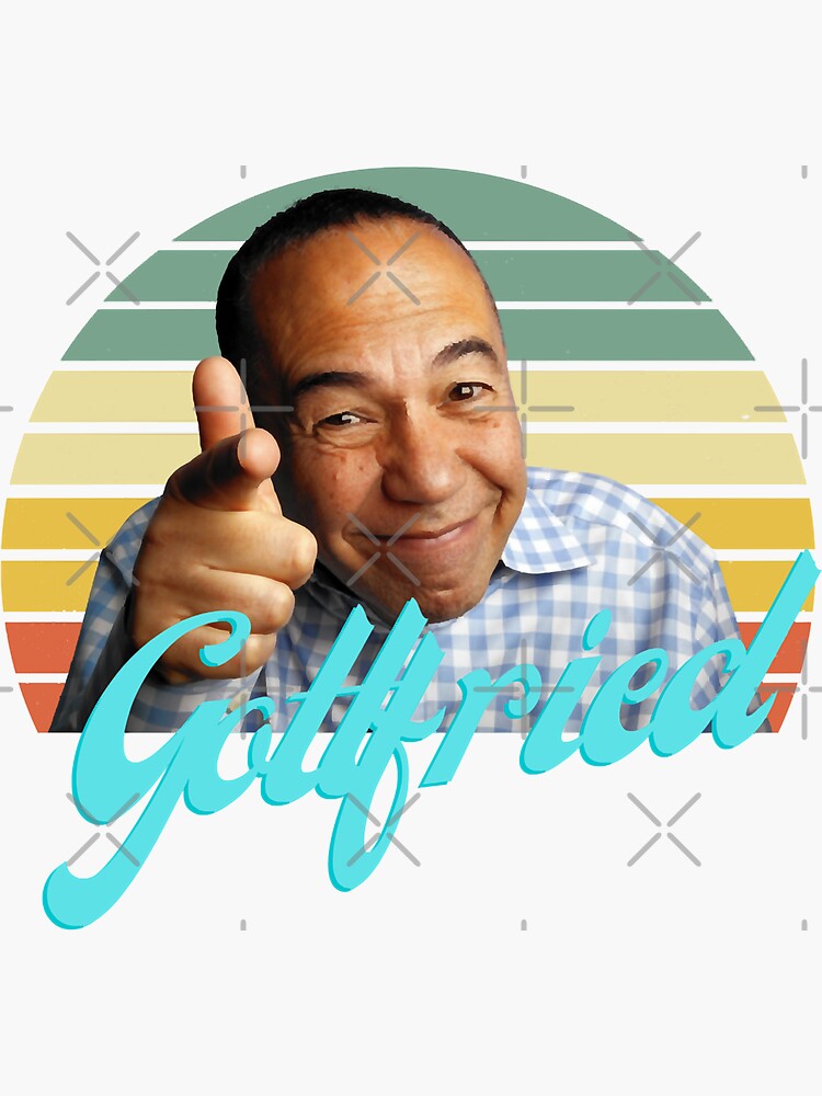 "Vintage Gilbert Gottfried Gifts" Sticker by BarbaraBarbara4 | Redbubble