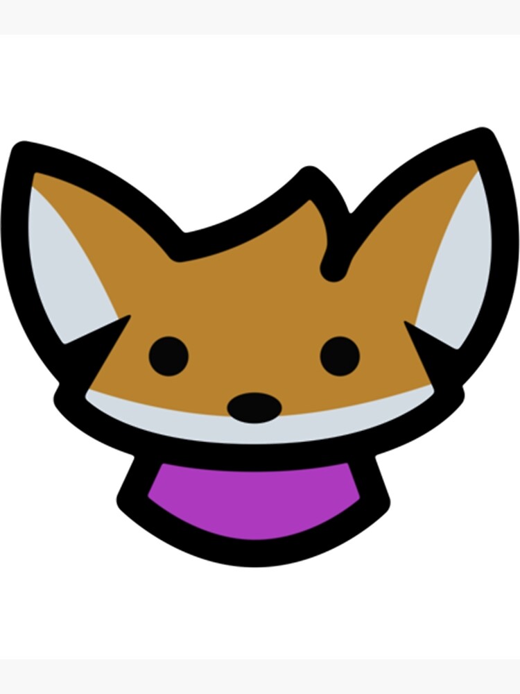 "Tunic Fox Map Icon " Poster for Sale by MyLinenStyle | Redbubble