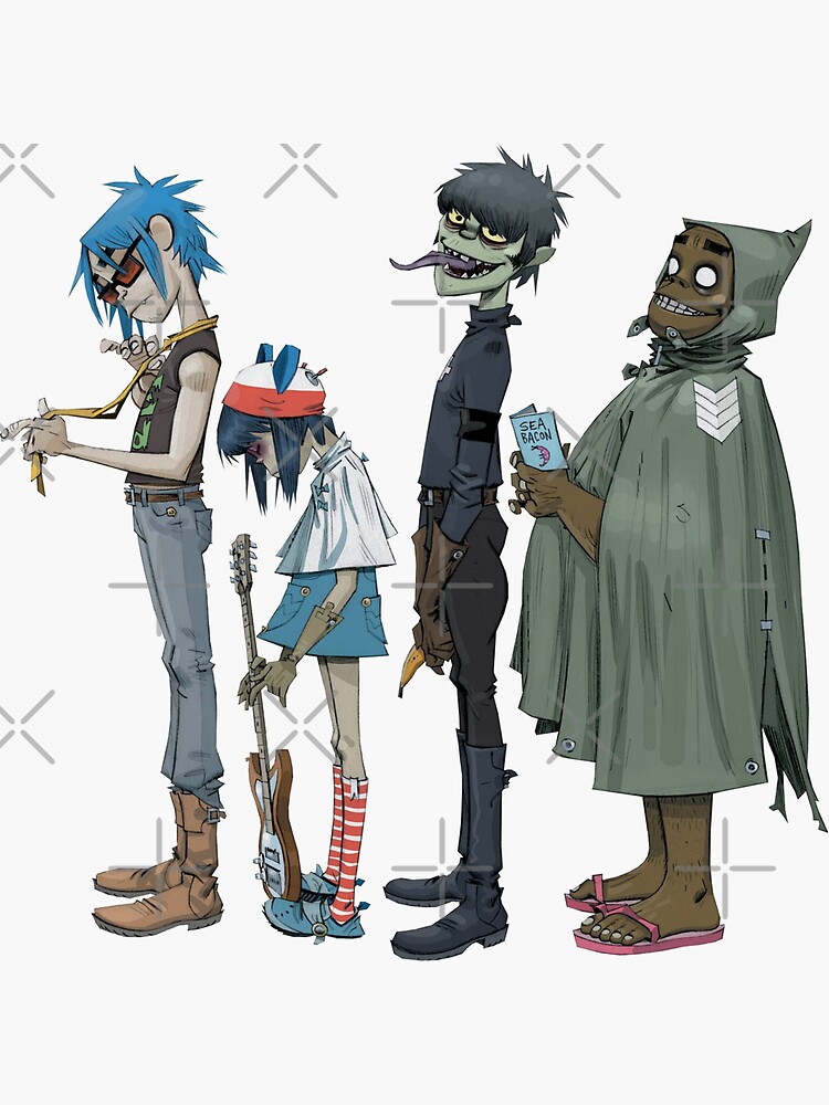 "Virtual Band" Sticker by PriyaLyla18 | Redbubble