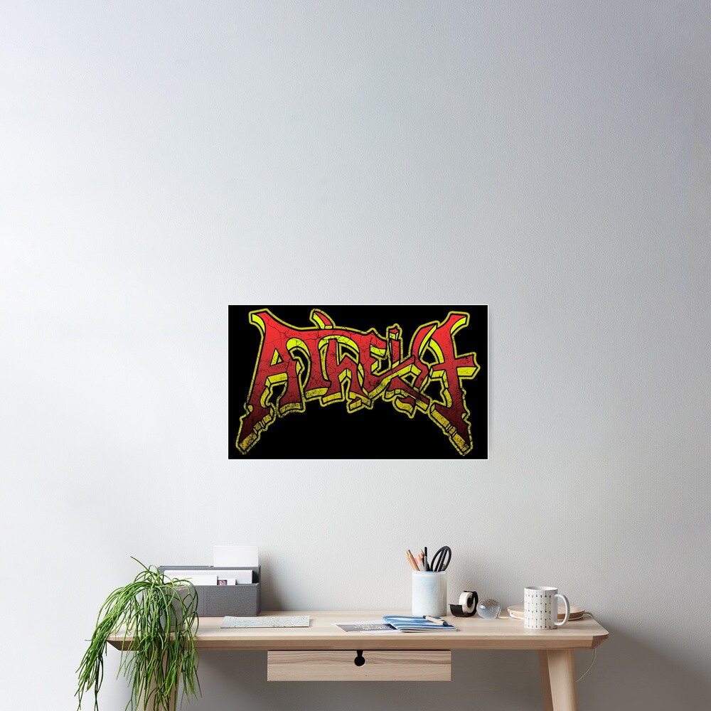 "Atheist Band Logo" Poster for Sale by SihnoXOnhis | Redbubble