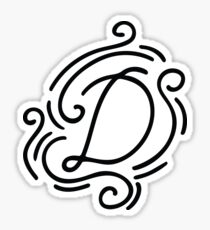 Letter D: Stickers | Redbubble