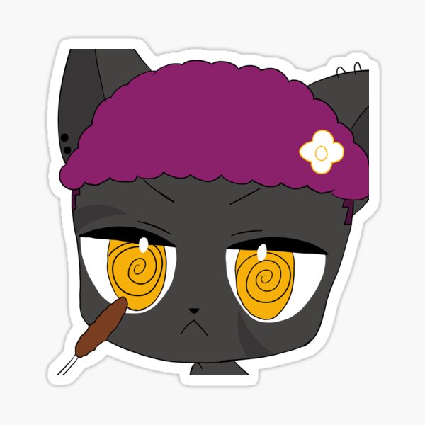 "Virgil catnip " Sticker by senseijasper | Redbubble