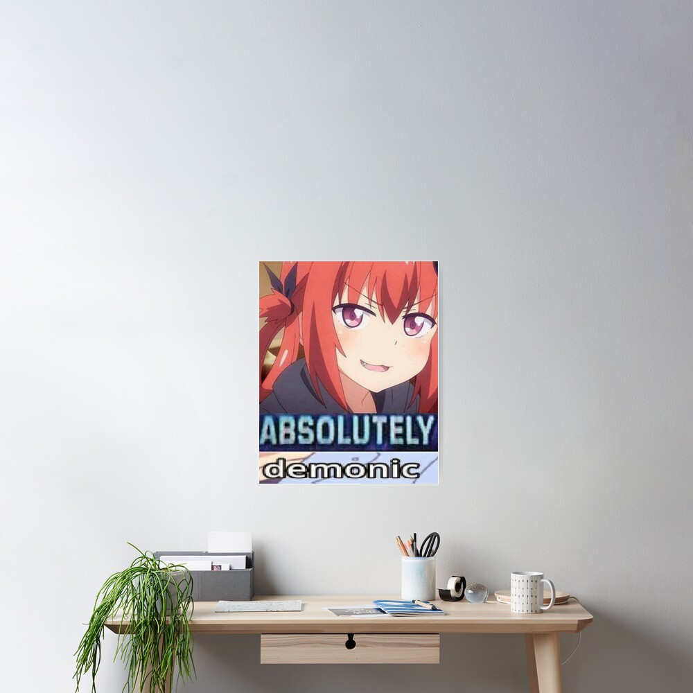 "Absolutely Demonic Satania Gabriel Dropout" Poster for Sale by ...
