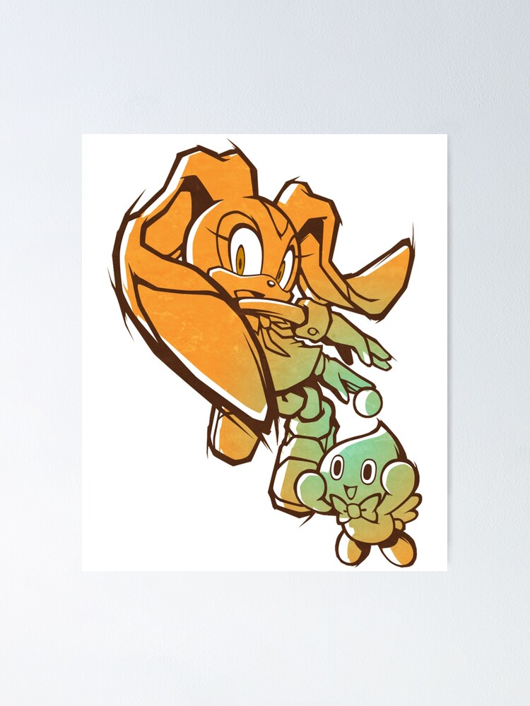 "Cream The Rabbit " Poster for Sale by DynamoDeepblues | Redbubble