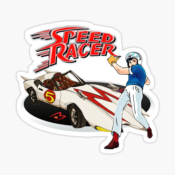 "Speed Racer Go Speed Racer Go Go!!!" Sticker for Sale by ...