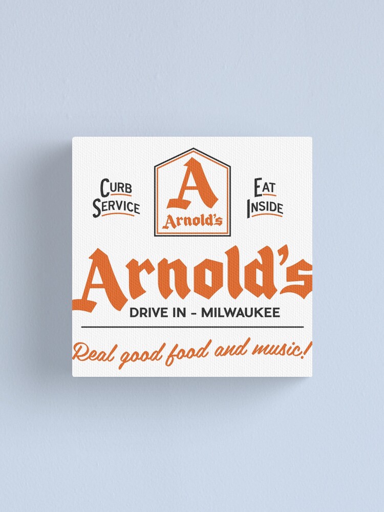 ""Arnold's Drive In" - As seen on "Happy Days"" Canvas Print for Sale ...