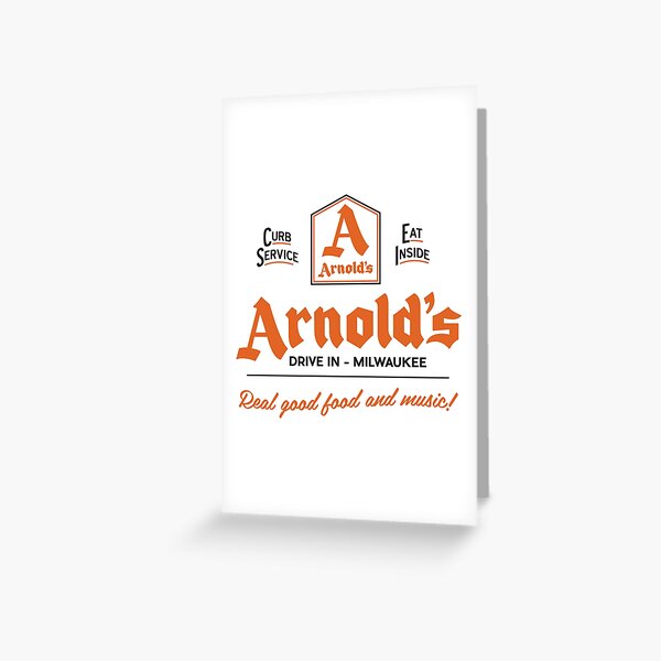 ""Arnold's Drive In" - As seen on "Happy Days"" Greeting Card by ...