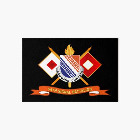 "Army - 54th Signal Battalion w Signal Branch - Br - Ribbon X 300" Art ...