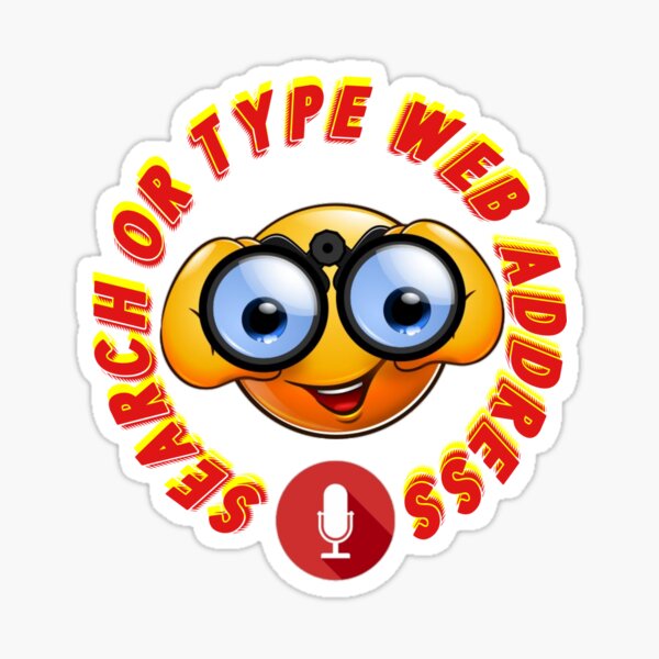 "Search Or Type Web Address " Sticker by YEREMEAS | Redbubble