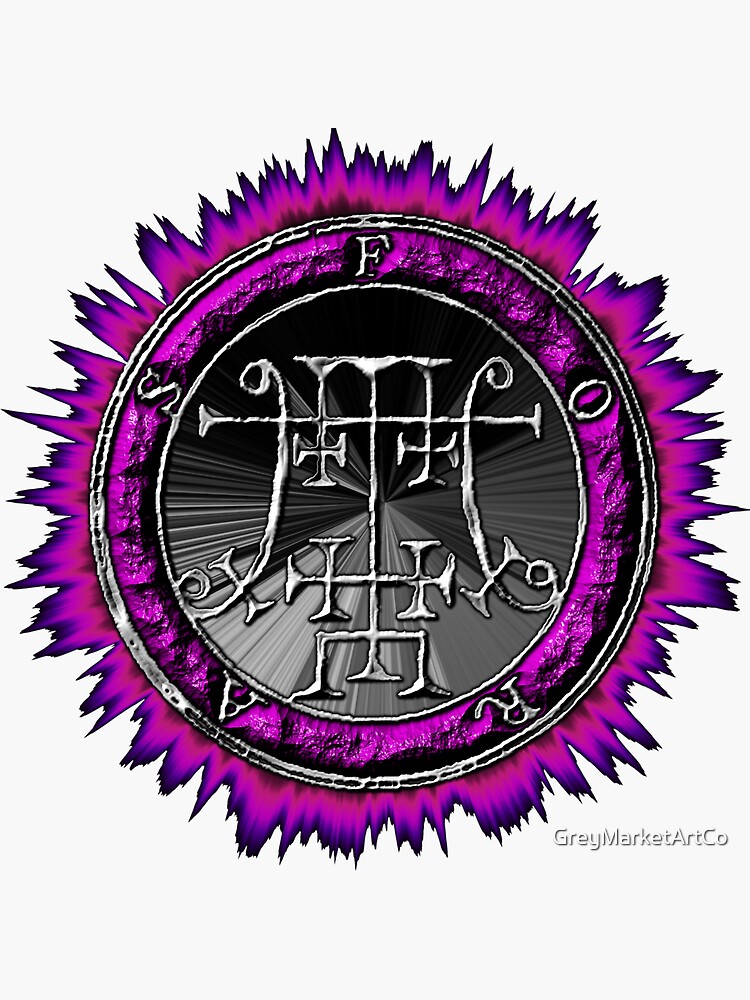 "SEAL OF FORAS " Sticker for Sale by GreyMarketArtCo | Redbubble