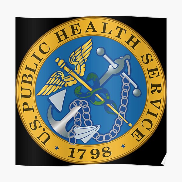 "USPHS - United States Public Health Service Seal - Color" Poster for ...