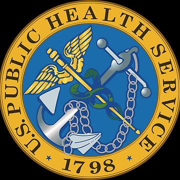 "USPHS - United States Public Health Service Seal - Color" Sticker for ...