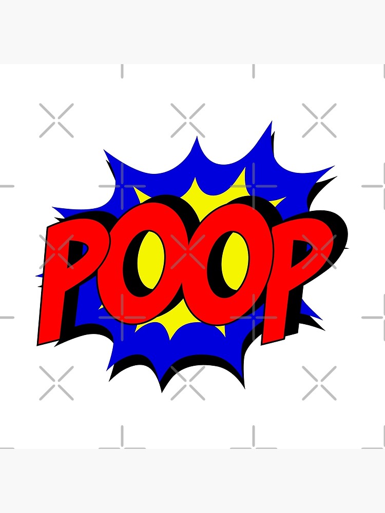 "My retro poop popart drawing " Poster for Sale by Blondiabshop | Redbubble