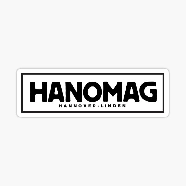 "Hanomag logo" Sticker by peteroldfield | Redbubble