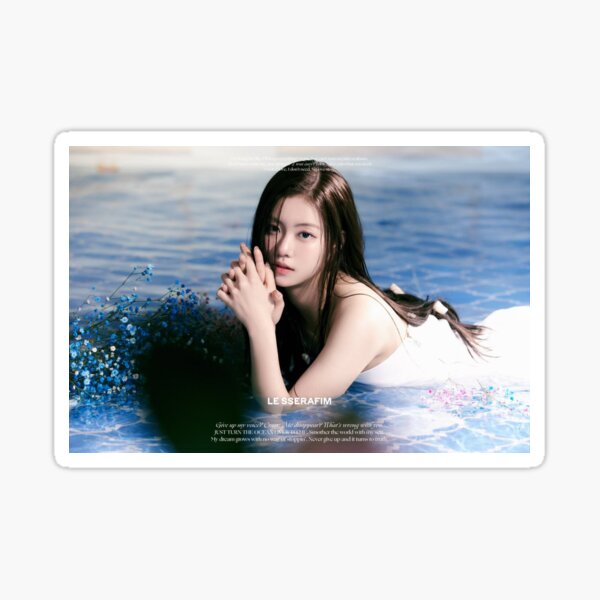 "LE SSERAFIM GARAM" Sticker for Sale by HaloHaloShine | Redbubble