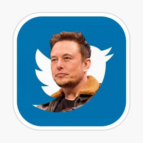 "Elon Musk Twitter - Funny Meme" Sticker by everythinkco | Redbubble