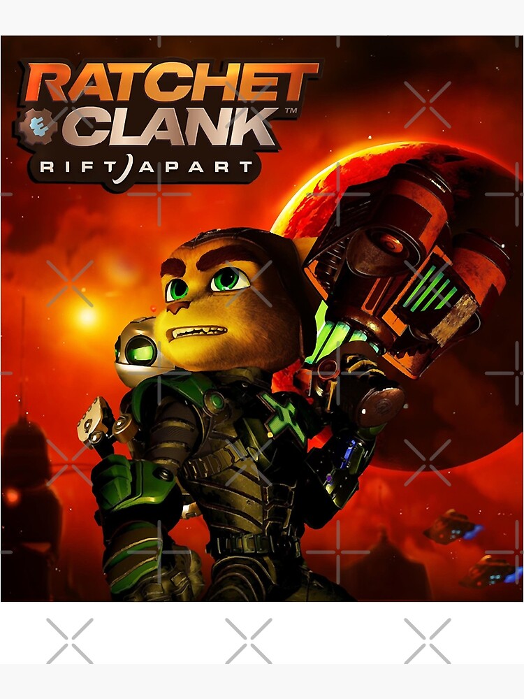Póster «Supera la traviesa acción de tiro Lucky Ratchet y Clank Rift ...