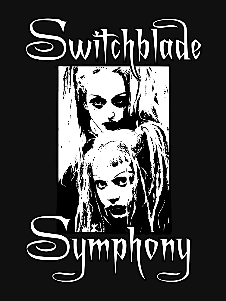 "Switchblade Symphony" T-shirt for Sale by furry-friends | Redbubble ...