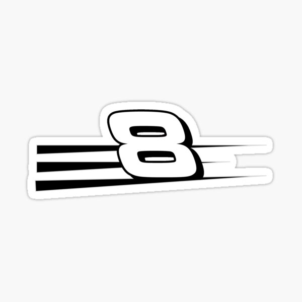 "#8 Dale Earnhardt Jr NASCAR" Sticker by TaylorsGallery | Redbubble
