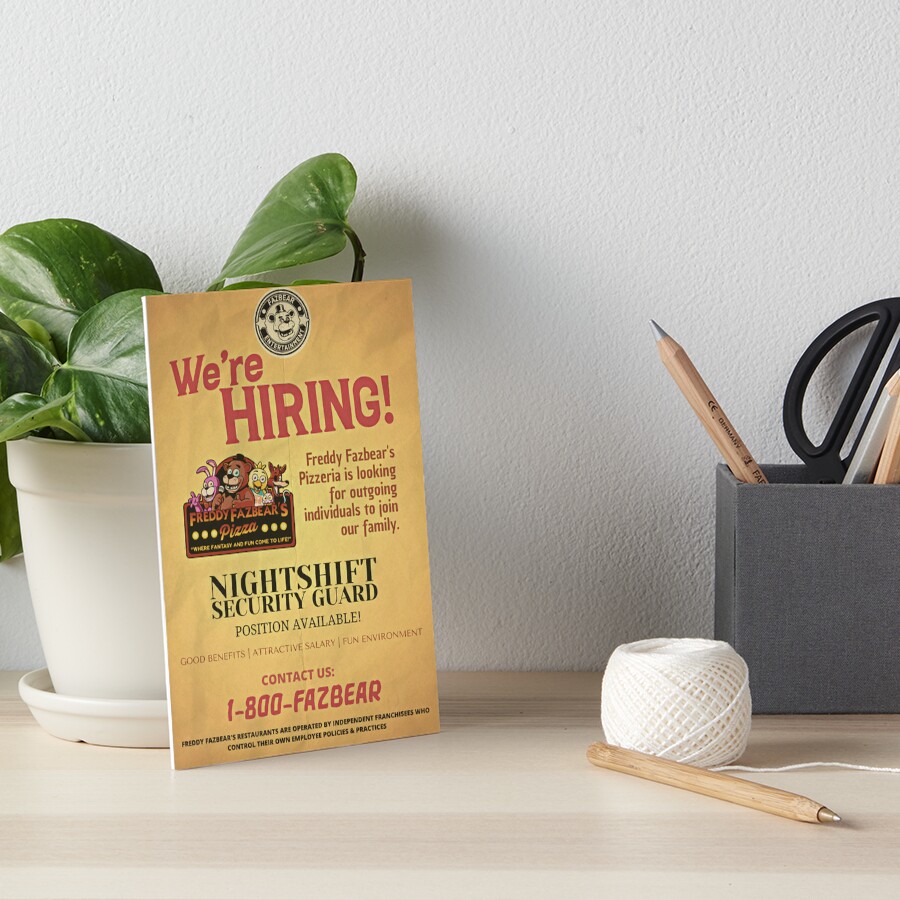 "FNAF Help Wanted" Art Board Print for Sale by StylizedKon | Redbubble