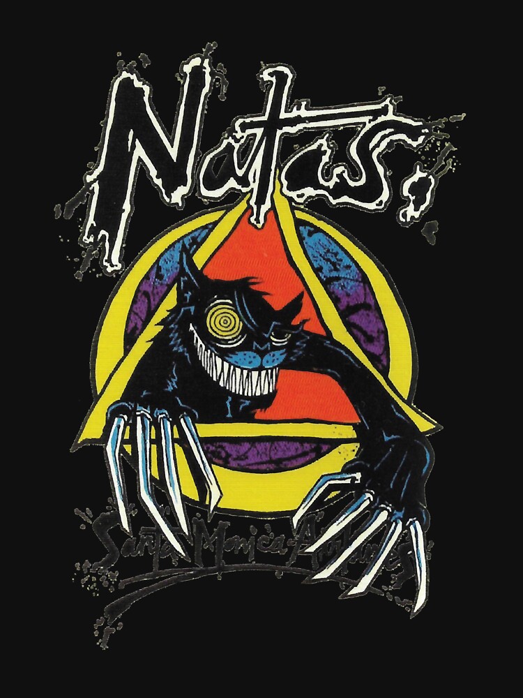 "Natas psycho cat, skateboard" T-shirt for Sale by Etertony155 ...