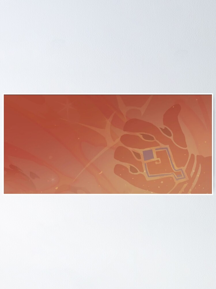 " Genshin Impact Bennett Name card: Recognotion" Poster for Sale by ...