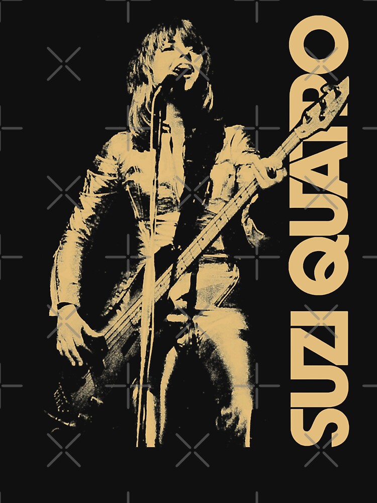 "Suzi Quatro" T-shirt for Sale by boardxwater | Redbubble | suzi t ...