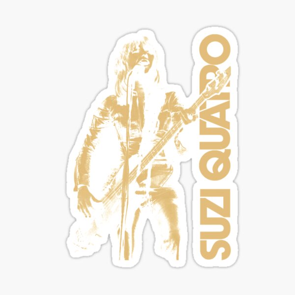 "Suzi Quatro" Sticker by boardxwater | Redbubble